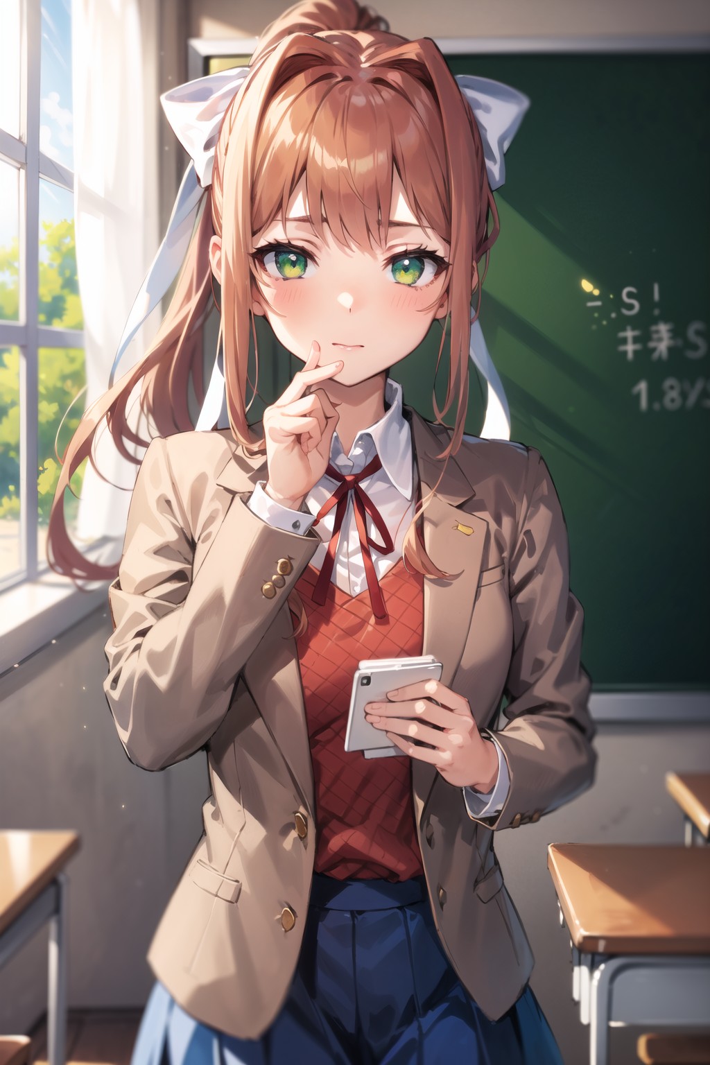 Monika (DDLC) #5 by ArtCave19 on DeviantArt Monika (DDLC) #5 by ArtCave19 on DeviantArt