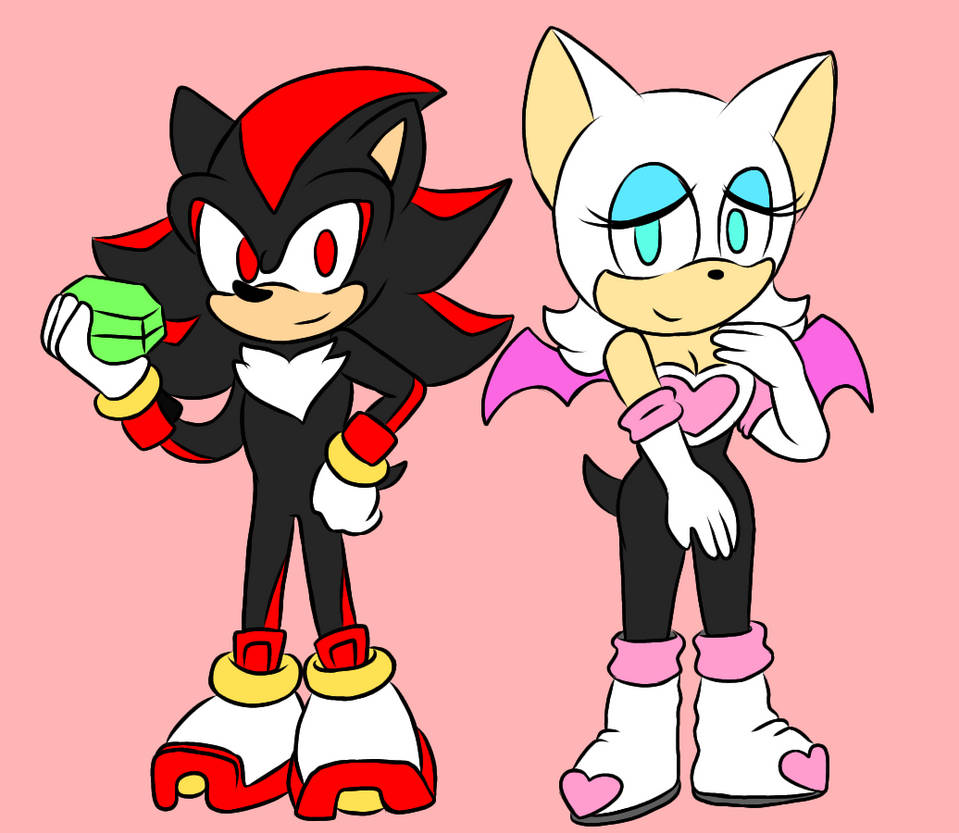 Rouge and shadow comm by Huatay on DeviantArt Rouge and shadow comm by Huatay on DeviantArt