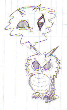 Owl and the Retarded Ghost by enemyofinfants on DeviantArt