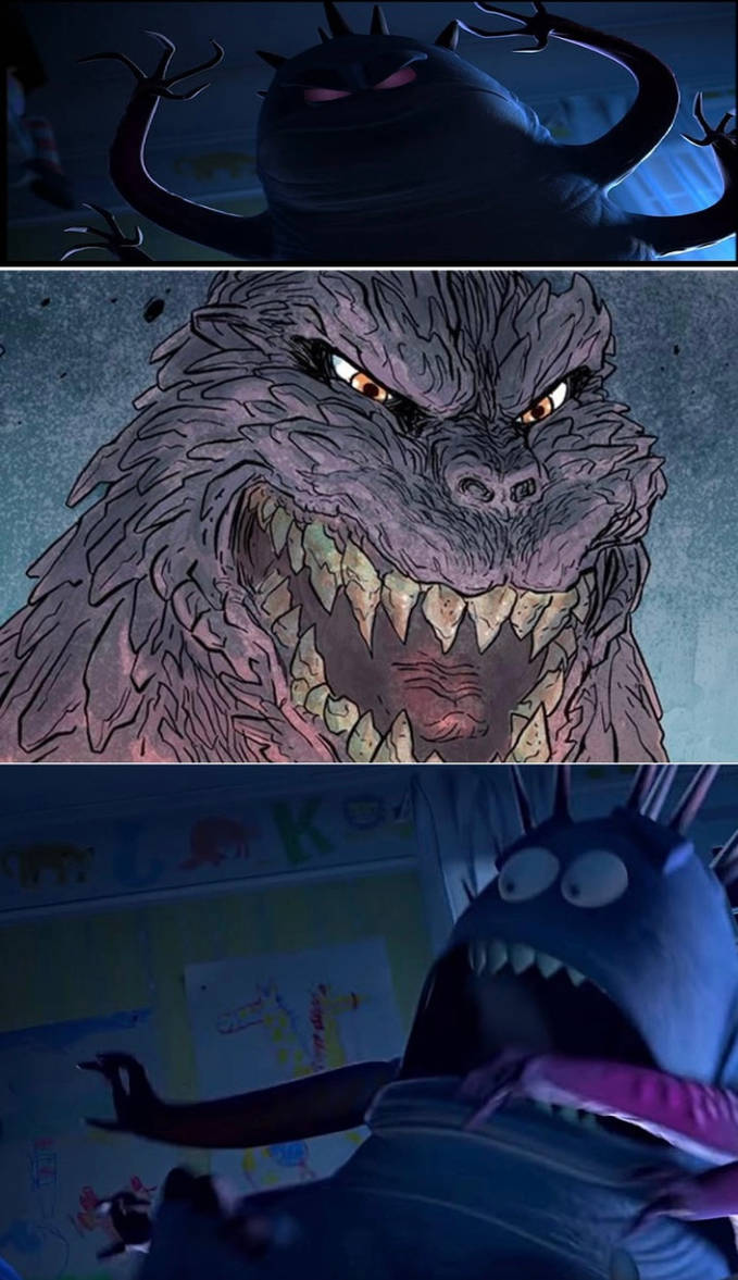 Thaddeus Bile Fails To Scare Godzilla! by EliSkarda01 on DeviantArt Thaddeus Bile Fails To Scare Godzilla! by EliSkarda01 on DeviantArt