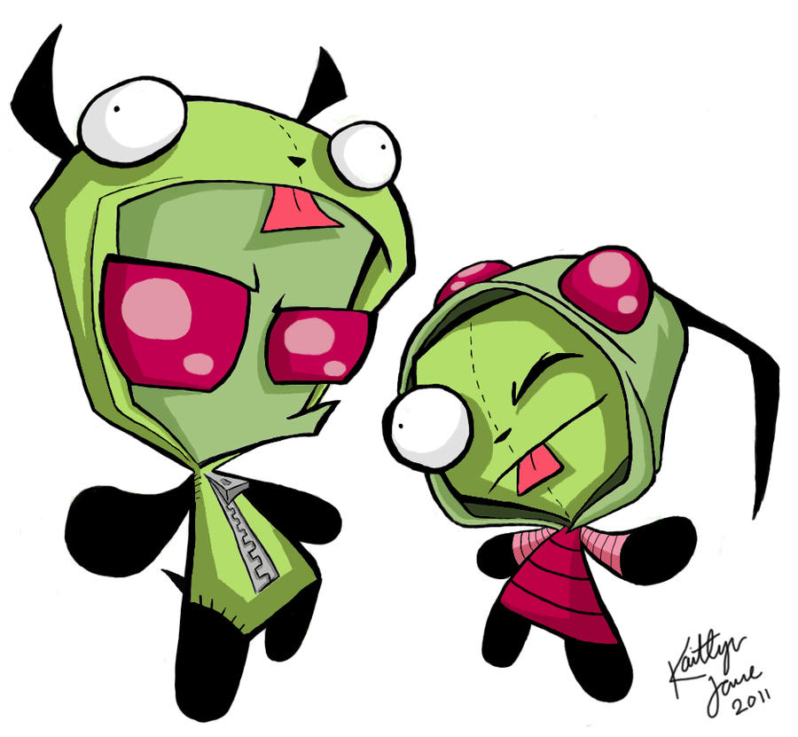 Zim and GIR Trick or Treating by kaitlynjanetm on DeviantArt Zim and GIR Trick or Treating by kaitlynjanetm on DeviantArt