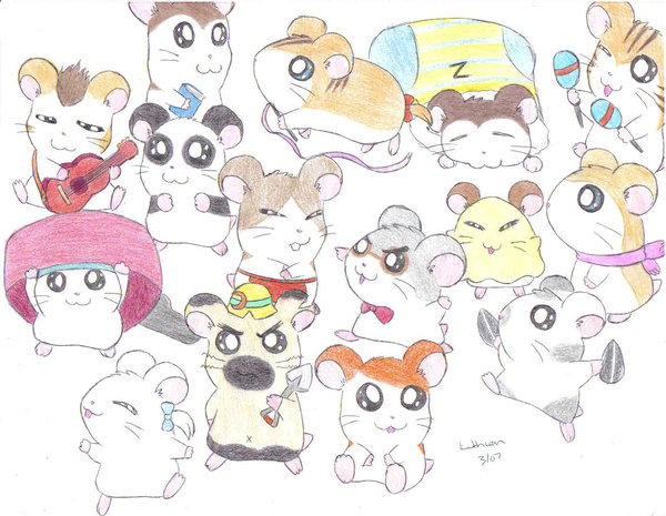 Ham-Ham Gang by ham-hams-unite on DeviantArt