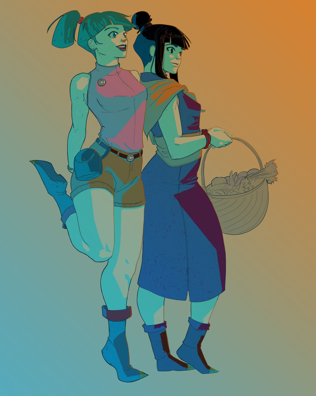 Bulma And Chichi By Callumsharp On Deviantart