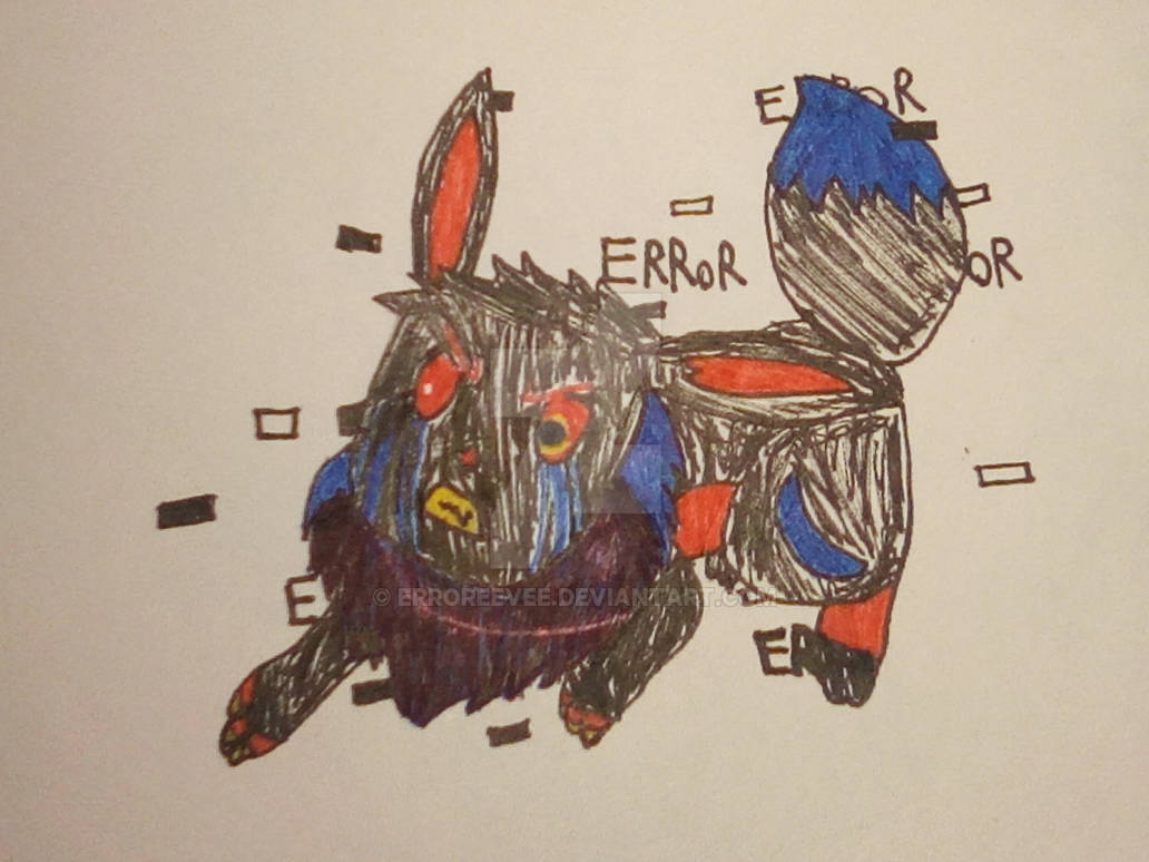 An Error Eevee By Erroreevee On Deviantart