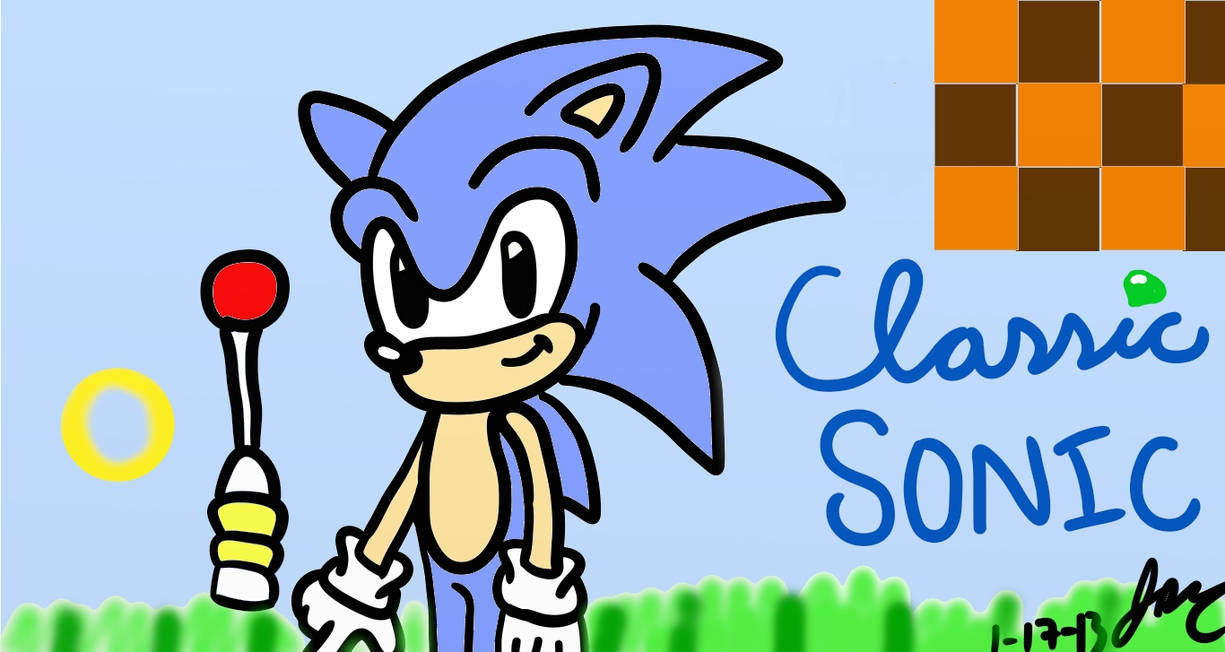 Classic Sonic By Dokizoid On Deviantart
