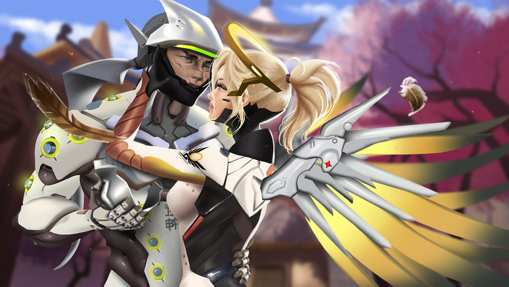 Genji And Mercy By Garnetfx On Deviantart