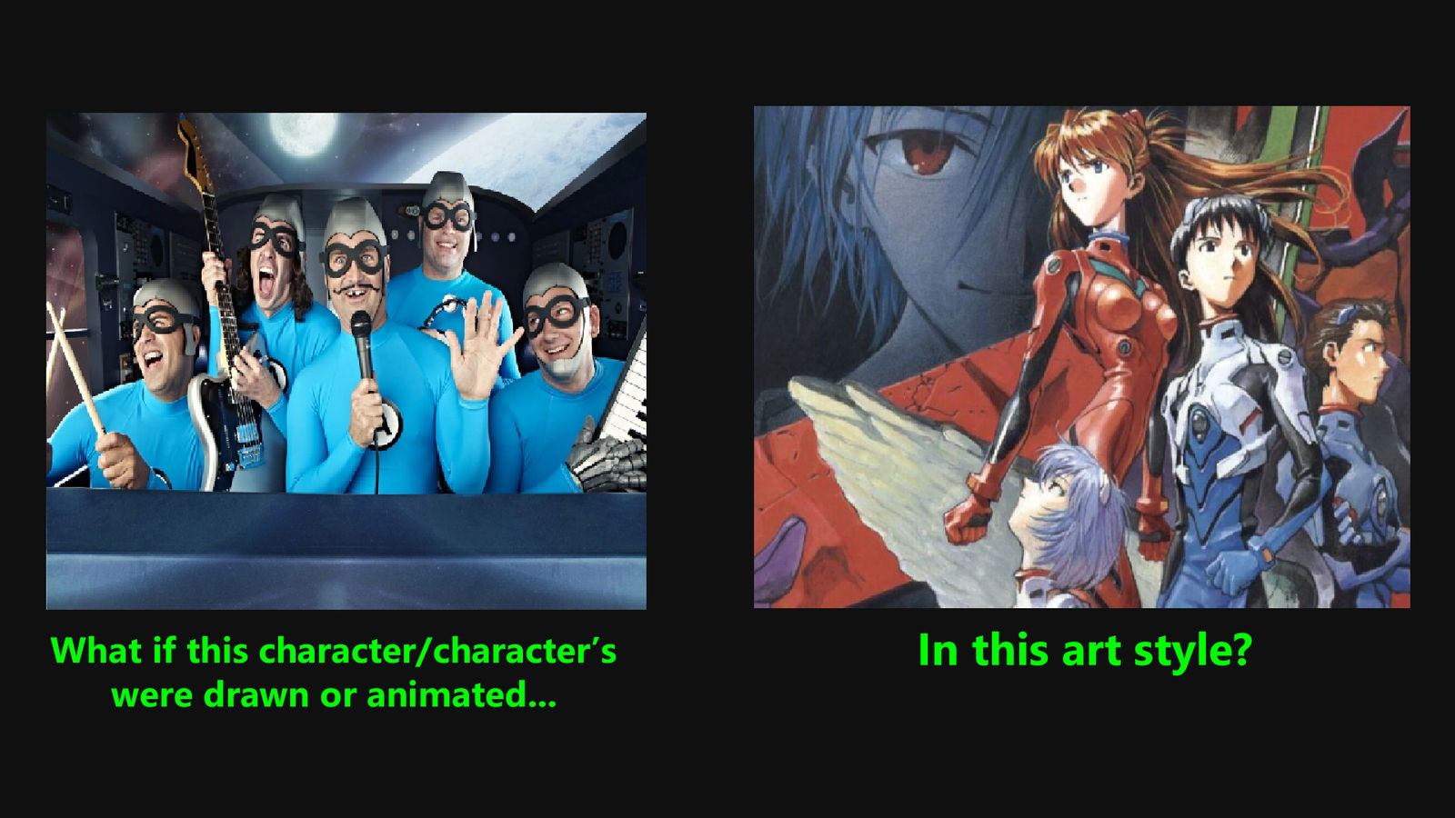 If Aquabats Drawn In Hideaki Anno Style By Usermicko2002 On Deviantart
