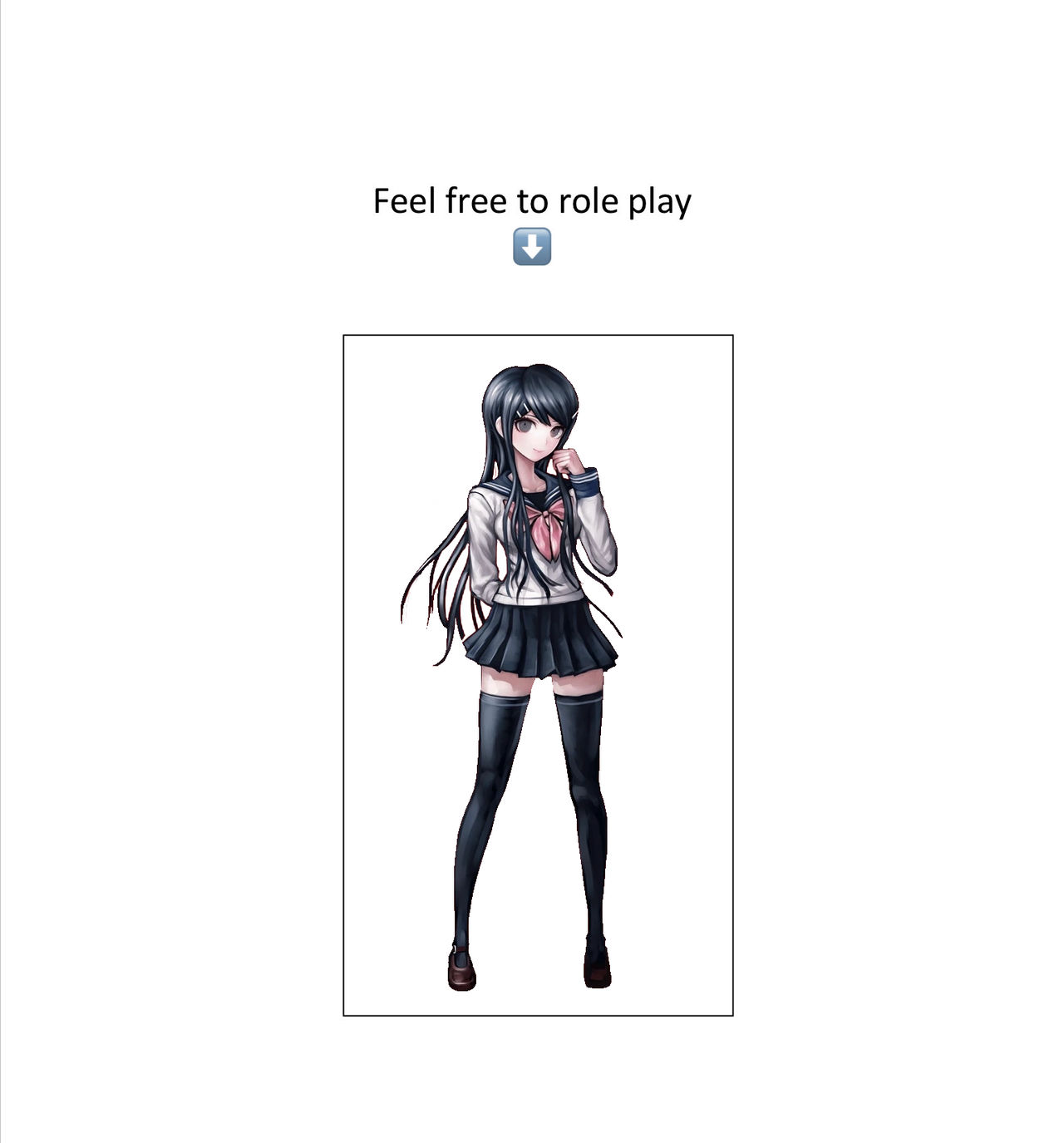 Feel Free To Roleplay With Sayaka Maizono By Usermicko2002 On Deviantart