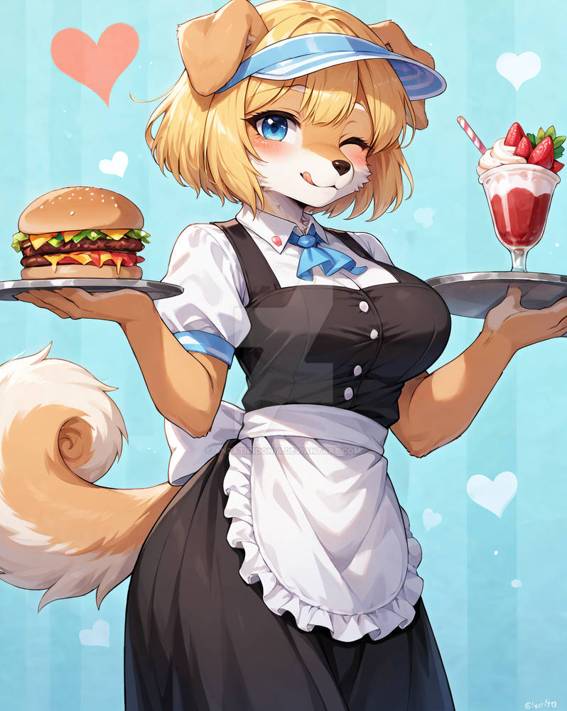 The Cutest Waitress By Anzatiridonia On Deviantart