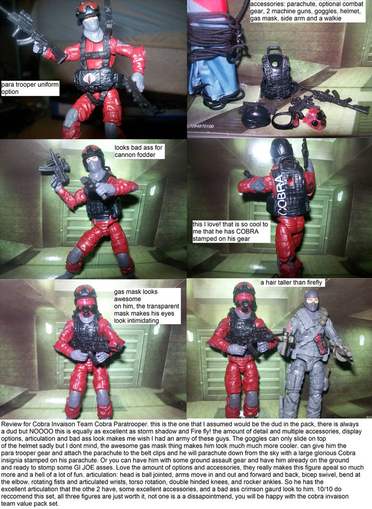 Cobra Invasion Team Para Trooper Review By Lovefistfury On Deviantart