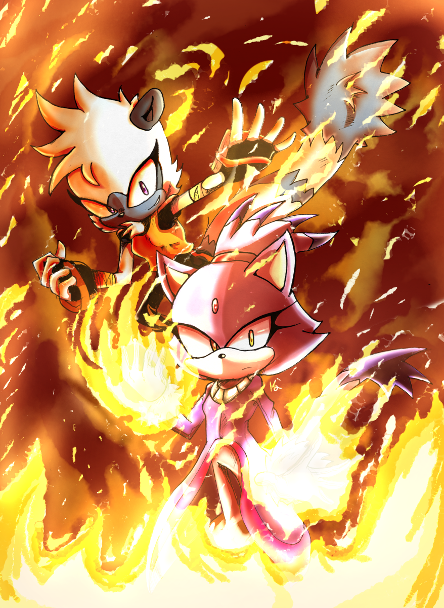 Tangle And Blaze By Laxus Dx On Deviantart