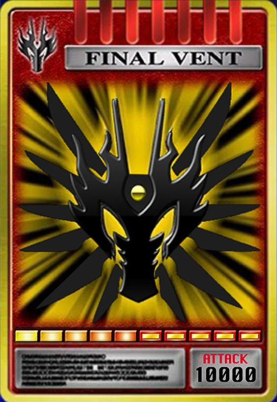 Kamen Rider Ryuga Survives Final Vent Card By Bevisvn On Deviantart