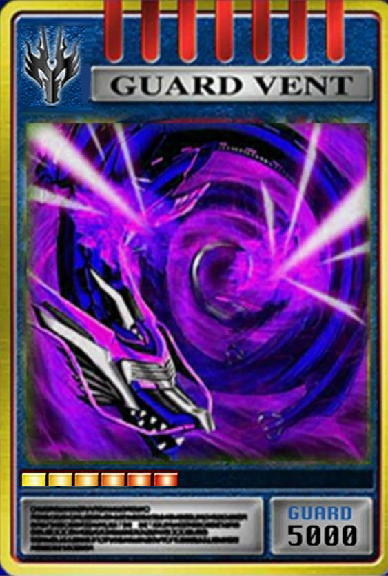 Kamen Rider Ryuga Survives Guard Vent Card By Bevisvn On Deviantart