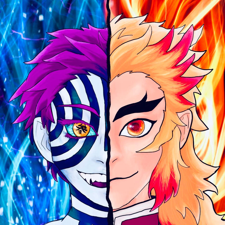 Rengoku Vs Akaza By Ceilit On Deviantart