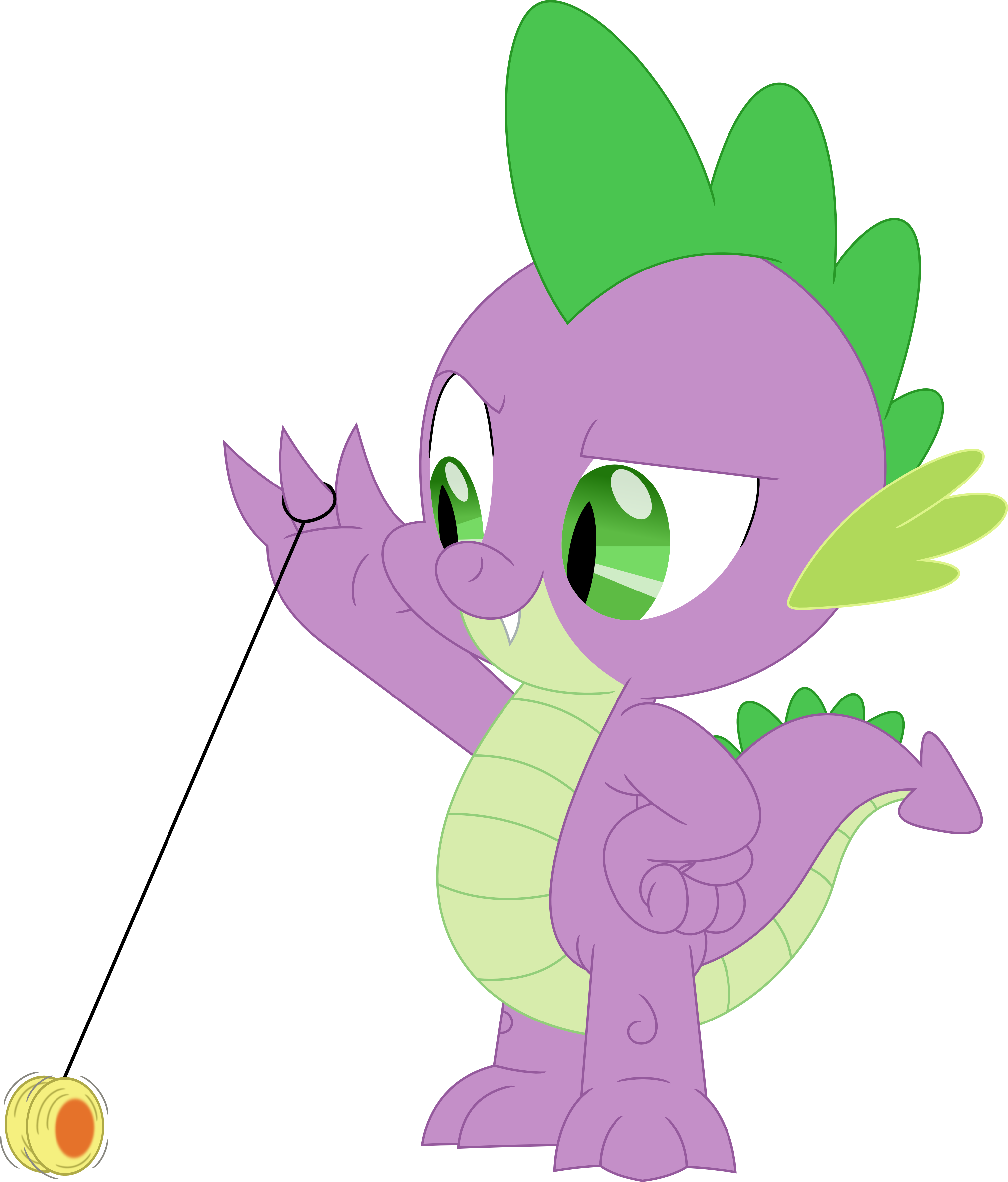 Spike On Awesome Mlp Deviantart