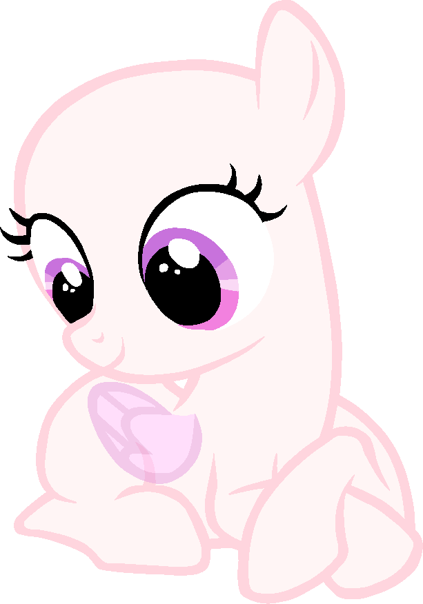 Mlp Base Lying Filly By Darkpinkmonster On Deviantart