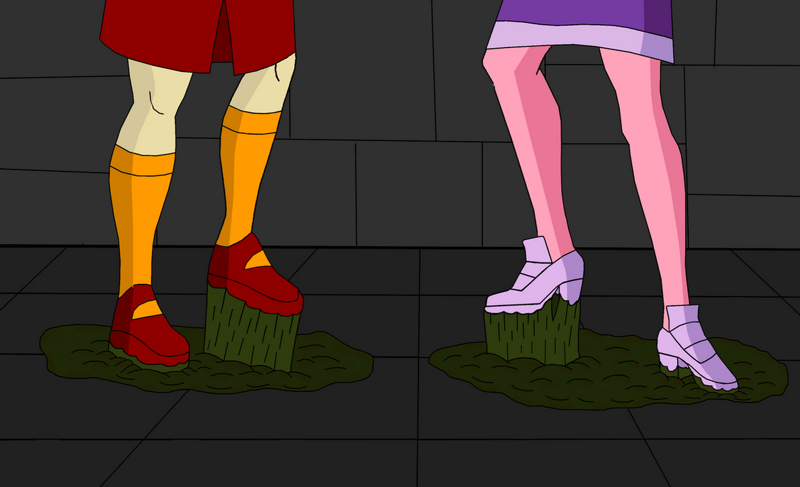 Daphne And Velma Stuck In Mucus By Dhot9230 On Deviantart