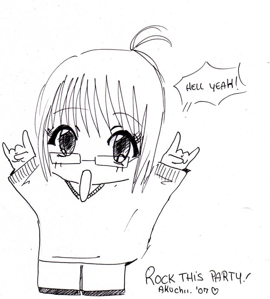 ROCK THIS PARTY lineart. by Akucita on DeviantArt