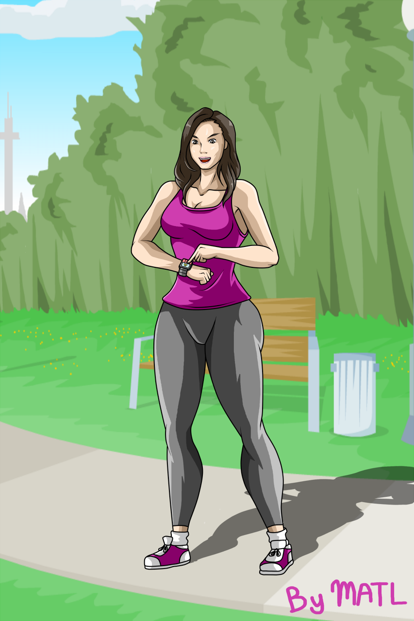 Commission Katie Muscle Growth 1 By Matl On Deviantart