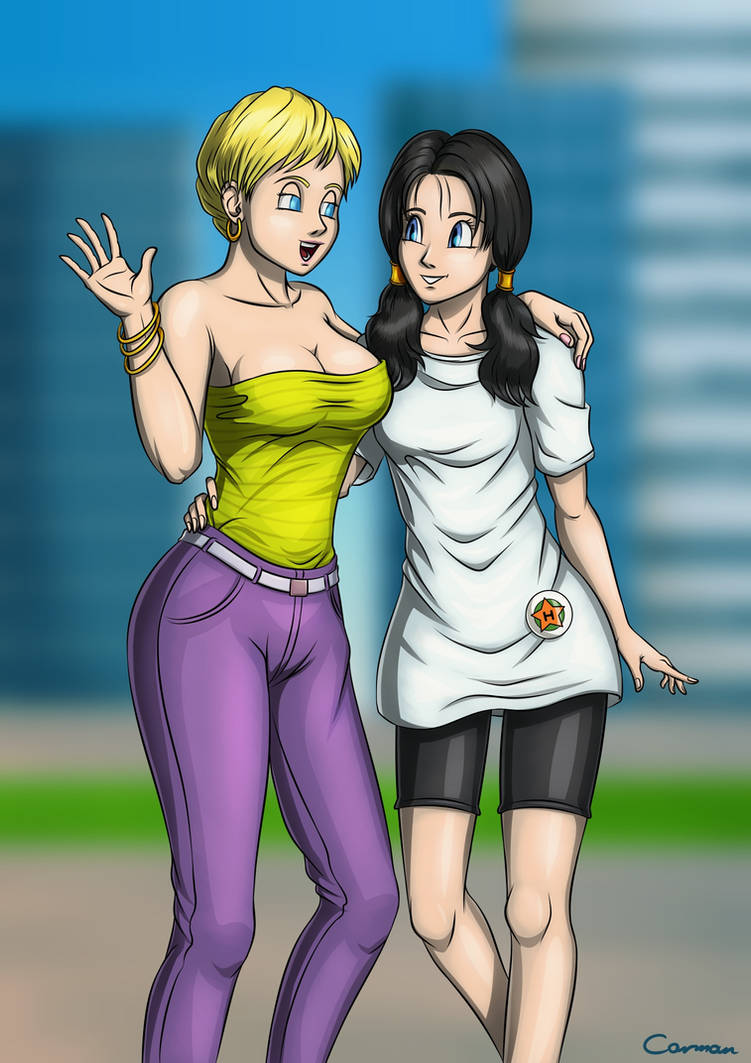 Erasa And Videl By Carman Art On Deviantart