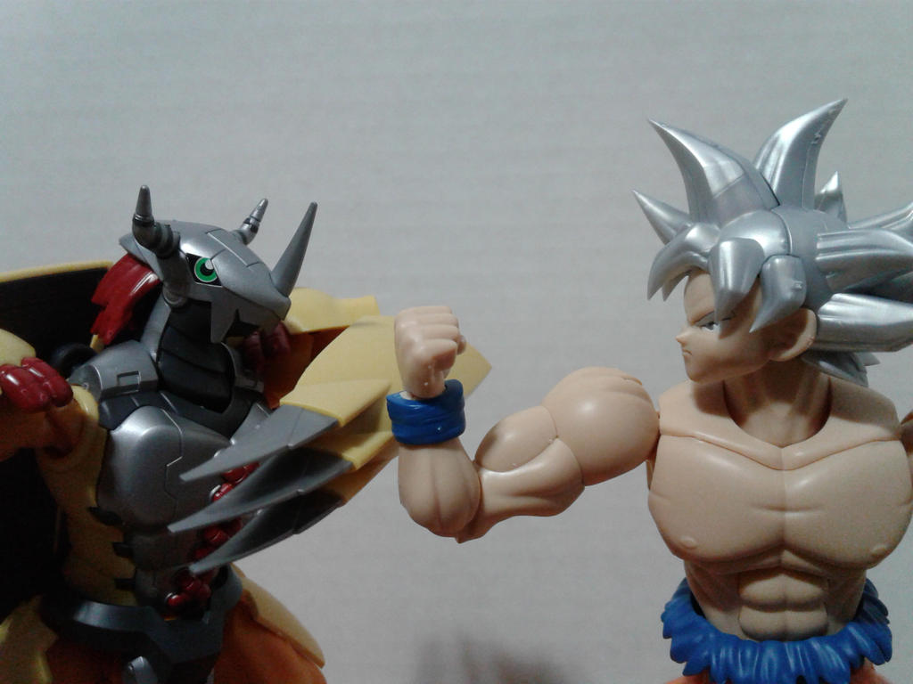 Wargreymon Vs Super Saiyan Silver Goku By Lol20 On Deviantart
