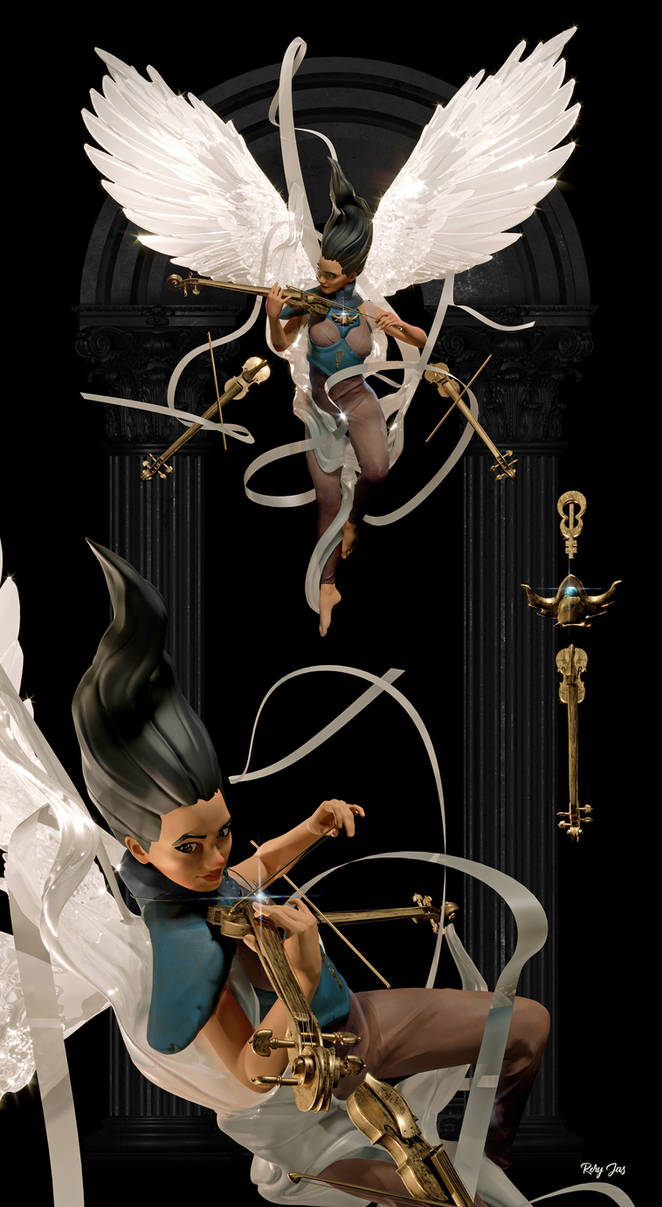 Violin Anna Angel Of Air By Rory Jas On Deviantart