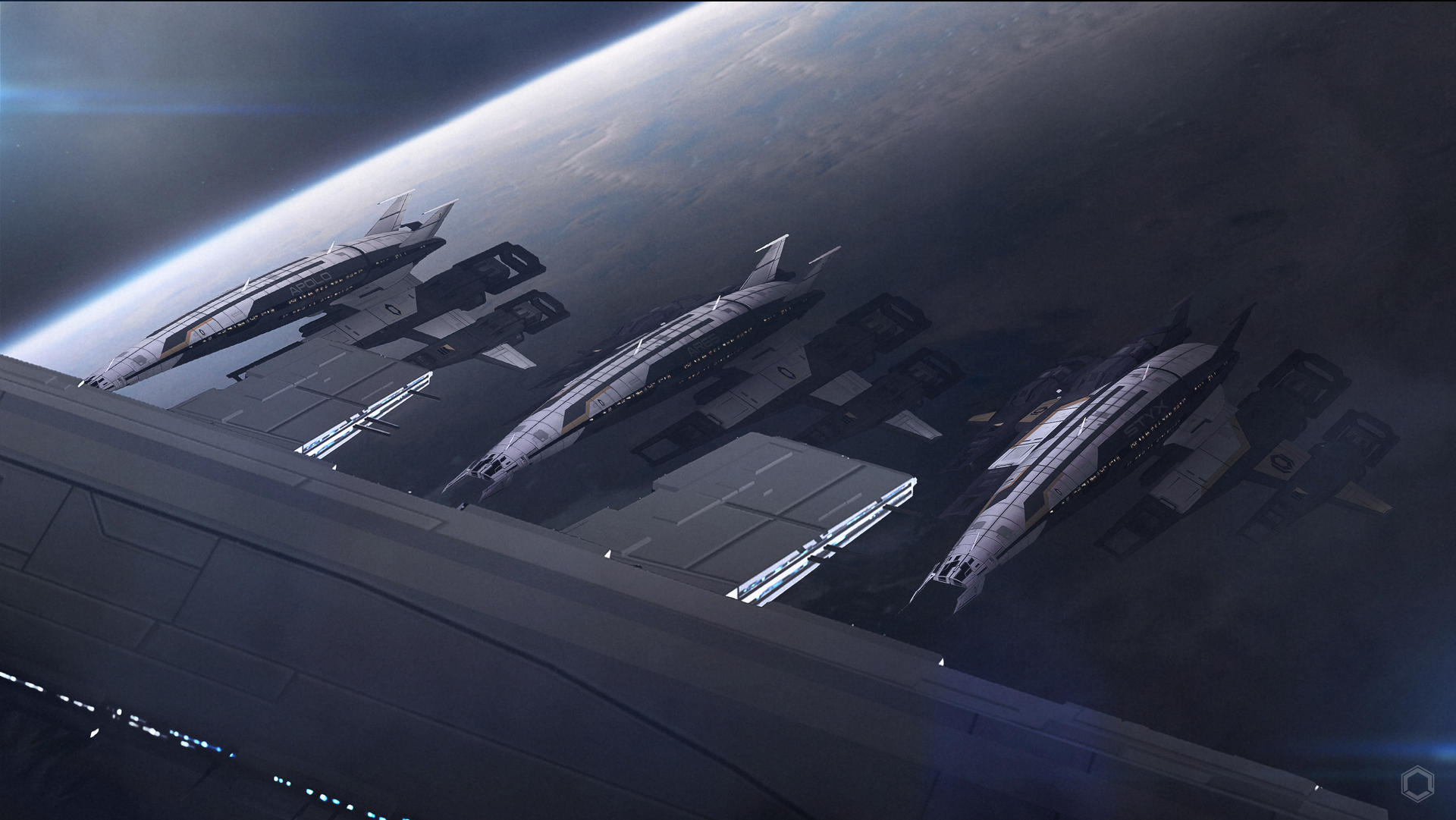 Cerberus Space port - Mass Effect by HexanitY on DeviantArt Cerberus Space port - Mass Effect by HexanitY on DeviantArt