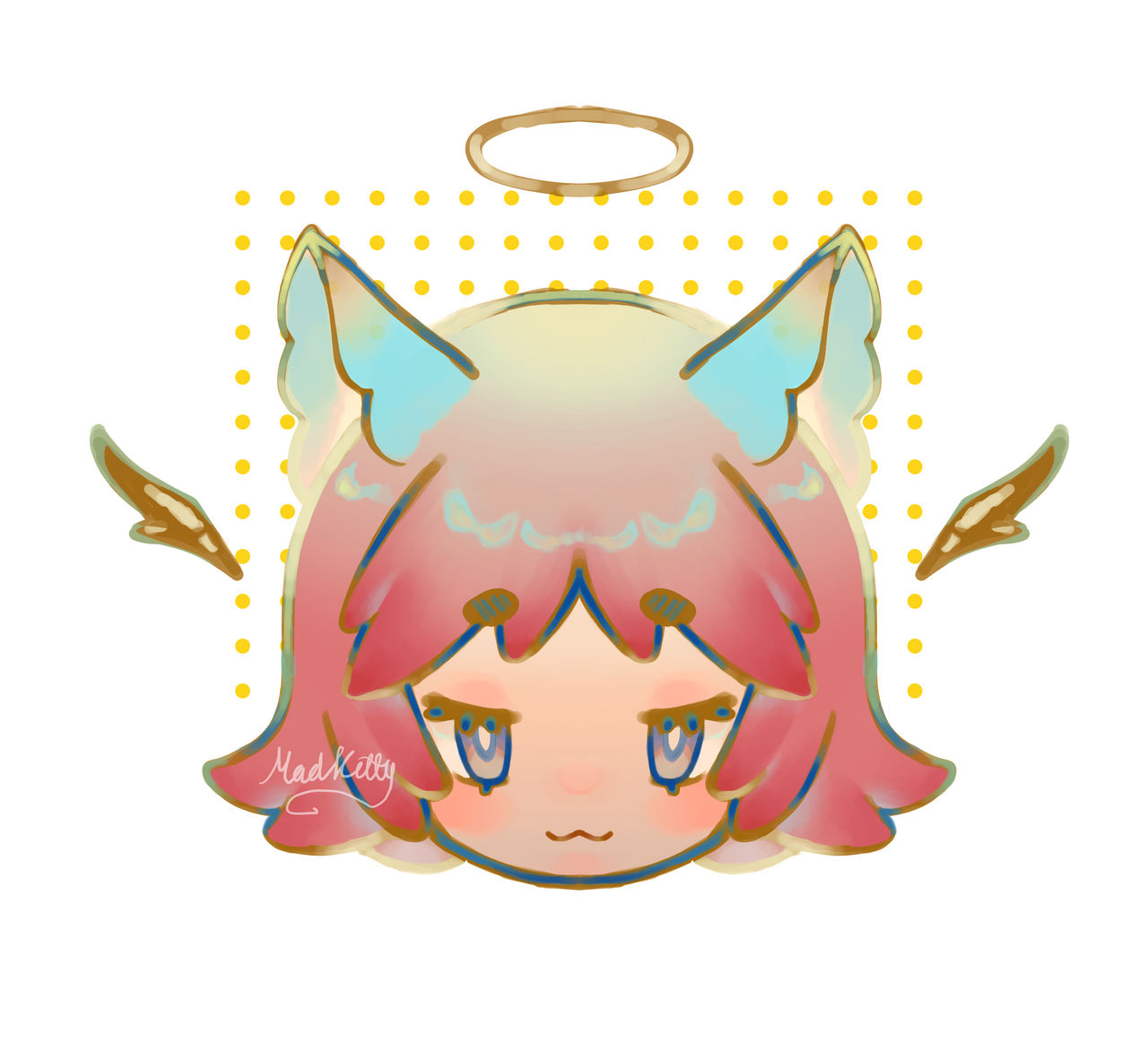 Chibi Head By Madkittiy On Deviantart