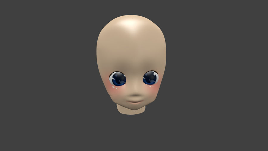 First Anime Head In Blender Textured By Kimsha235 On DeviantArt first-anime-head-in-blender-textured-by-kimsha235-on-deviantart