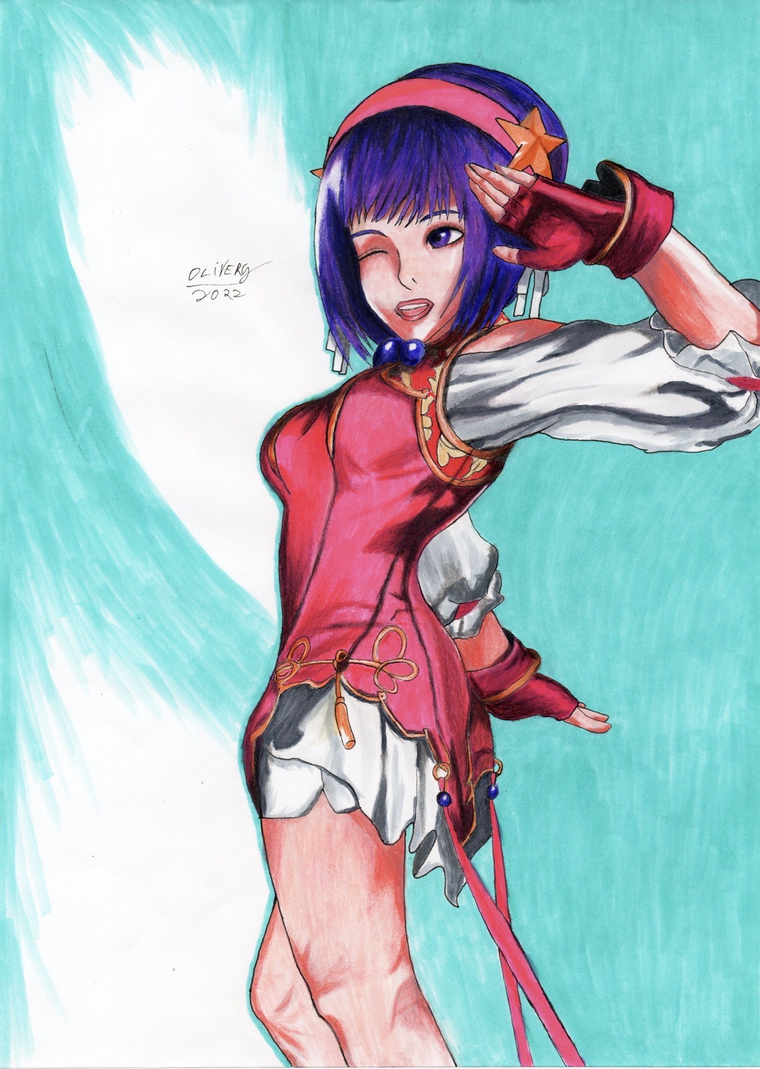Athena Asamiya The King Of Fighters By Oliver Yagami On Deviantart