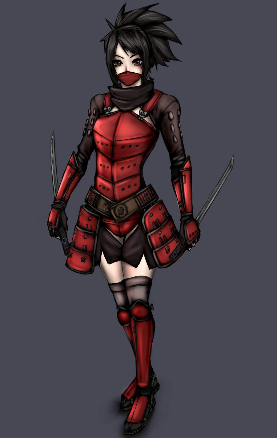 Tenchu - ayame armor by buuzen on DeviantArt