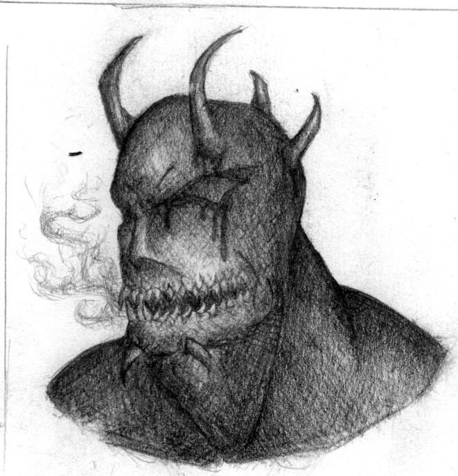 cross hatched demon by jake16 on DeviantArt