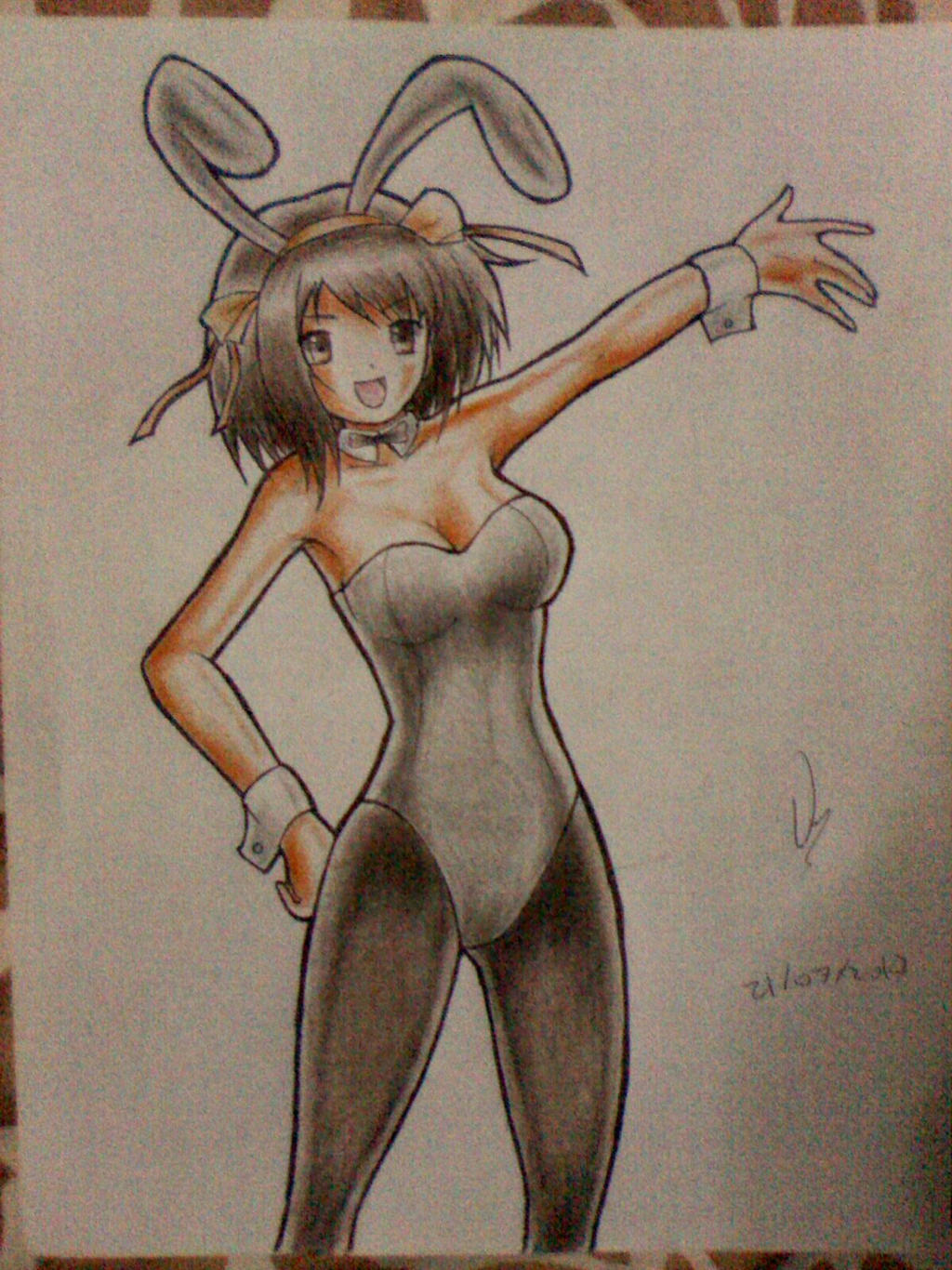 Haruhi Suzumiya Bunny Suit Sexy Fanart By Danigthssj5 On Deviantart