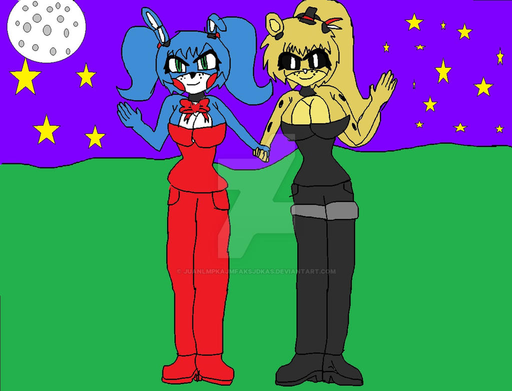 Fnia Bonnie X Goldie By Juanlmpkajmfaksjdkas On Deviantart