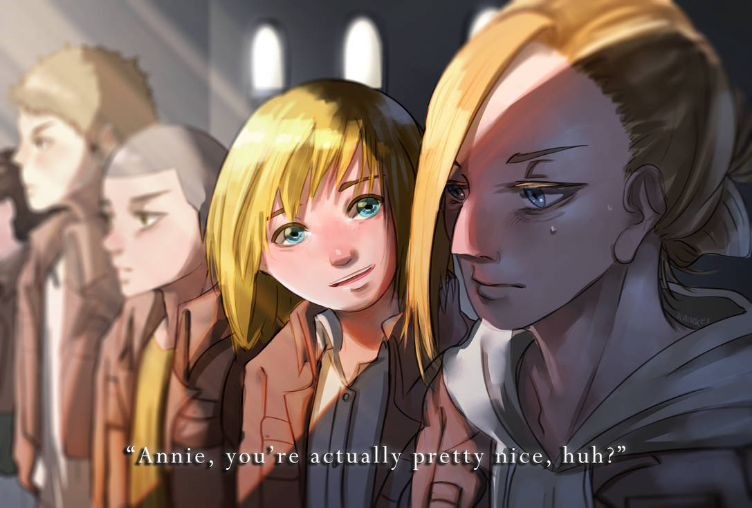 Armin X Annie Nice Person By Kaikkei On Deviantart