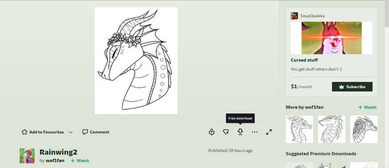Rainwing Head Shot Base F2U (MS PAINT FRIENDLY) by tinycloud247 on ... Rainwing Head Shot Base F2U (MS PAINT FRIENDLY) by tinycloud247 on ...
