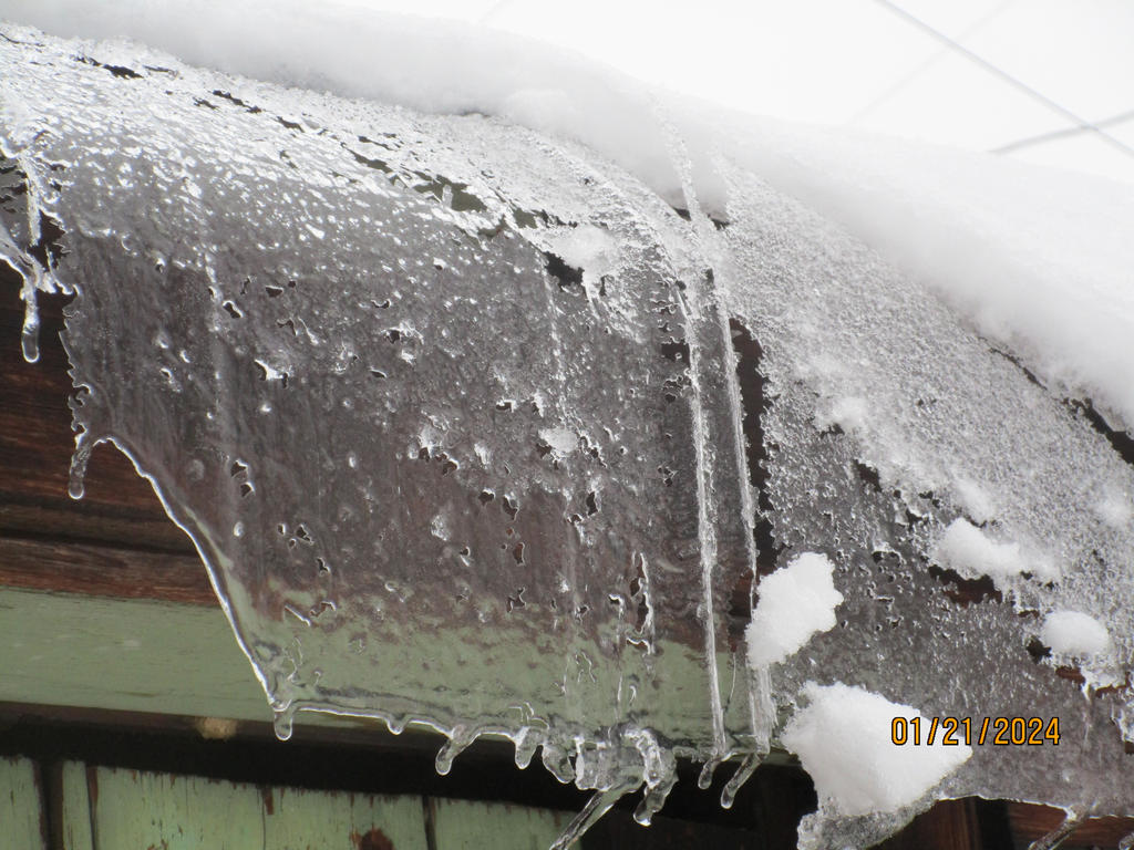 Ice Sliding Off The Roof by potna187 on DeviantArt Ice Sliding Off The Roof by potna187 on DeviantArt