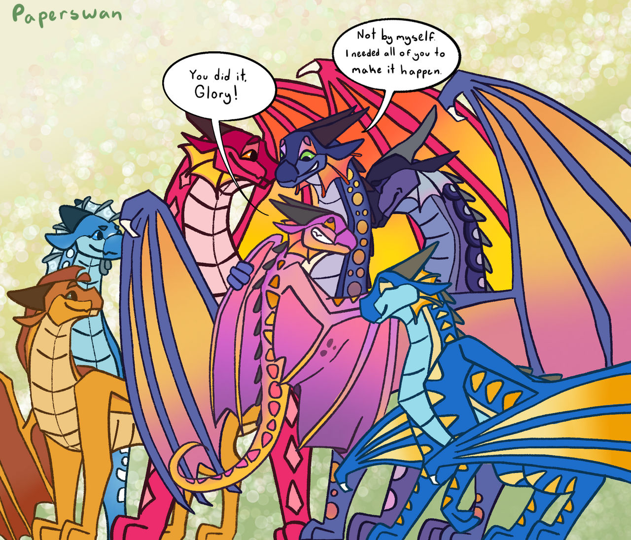 Redrawing Parts of the WoF Graphic Novels! Pt.1 by PaperSwan1 on DeviantArt Redrawing Parts of the WoF Graphic Novels! Pt.1 by PaperSwan1 on DeviantArt