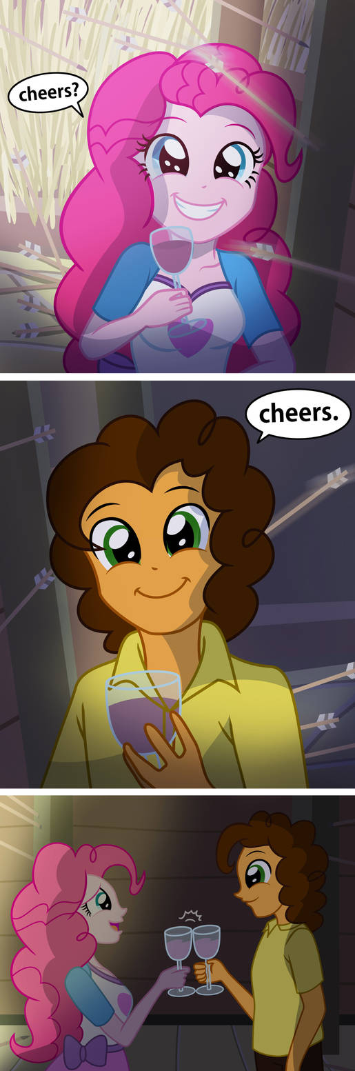 Pinkie Pie And Cheese Sandwich Cheers By Sumin630 On Deviantart