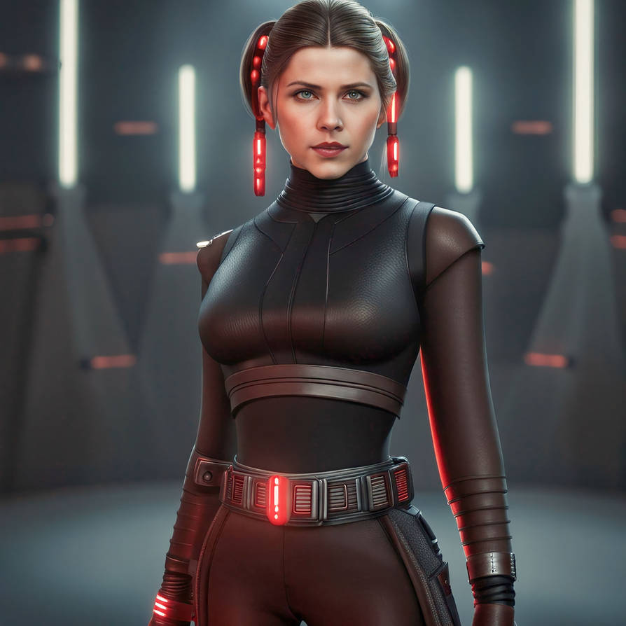 Sith Inquisitor Princess Leia Ai Art By Partycultural On Deviantart