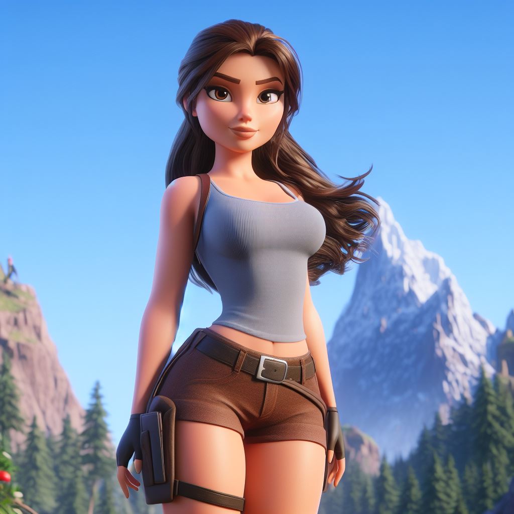 Lara Croft Older Version As A Pixar Character By Partycultural On Deviantart