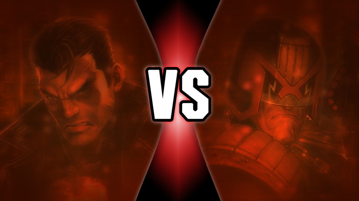 The Punisher Vs Judge Dredd By Mrgravitysir On Deviantart
