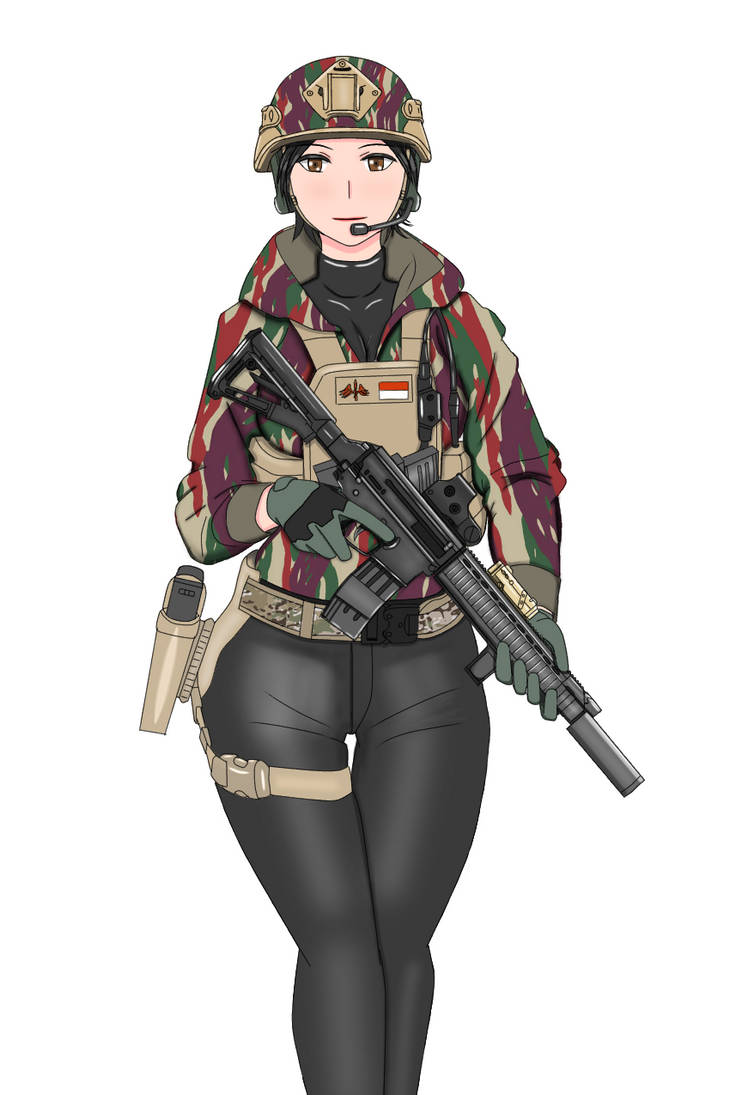 Kopassus Female Modern Gear Anime By Heerlina On Deviantart