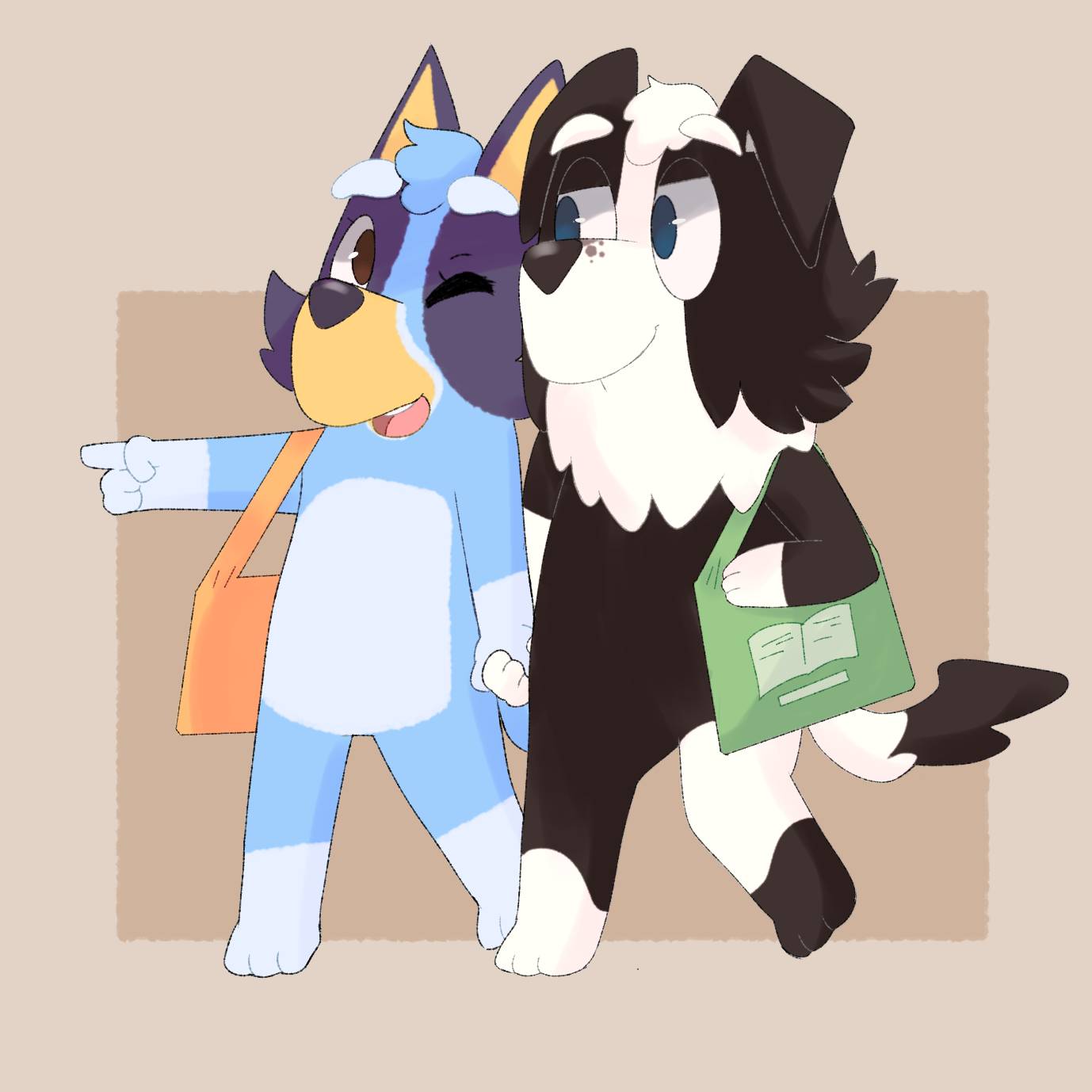 Bluey And Mckenzie By MinnaJones On DeviantArt bluey-and-mckenzie-by-minnajones-on-deviantart