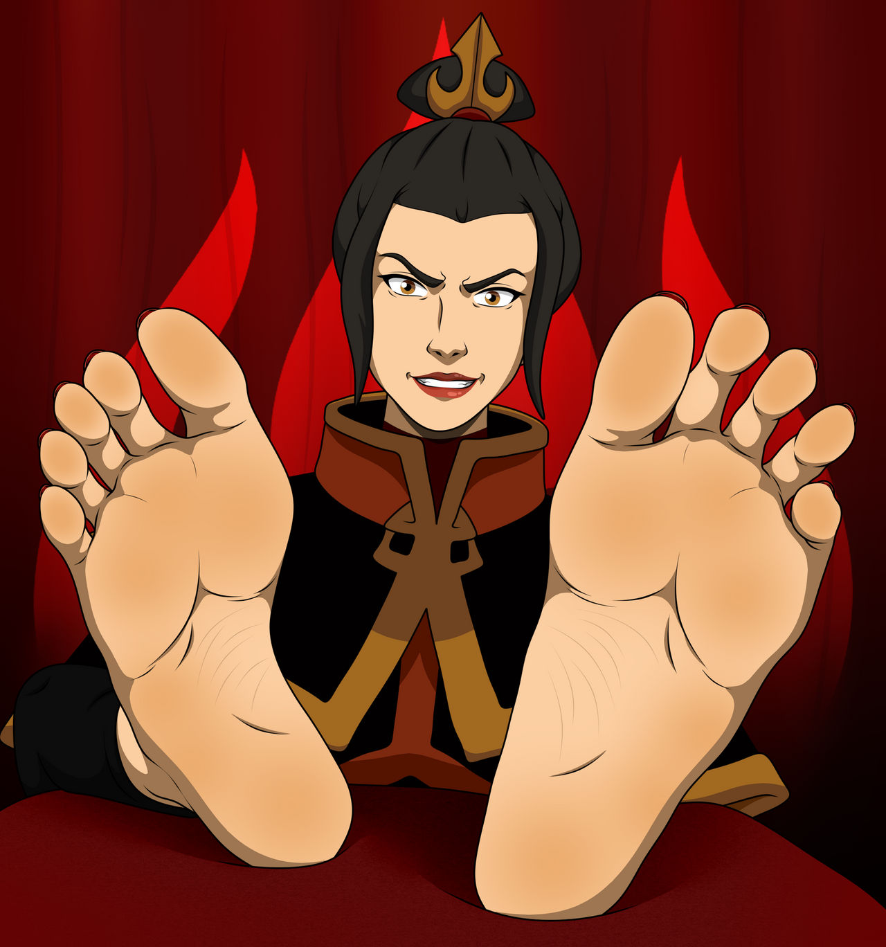 Angry Azula By Feetartist On Deviantart