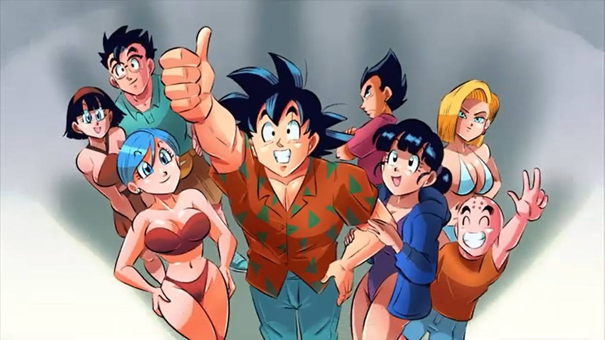 Goku And Friends Goes On Vacation By Saiyan13 On Deviantart