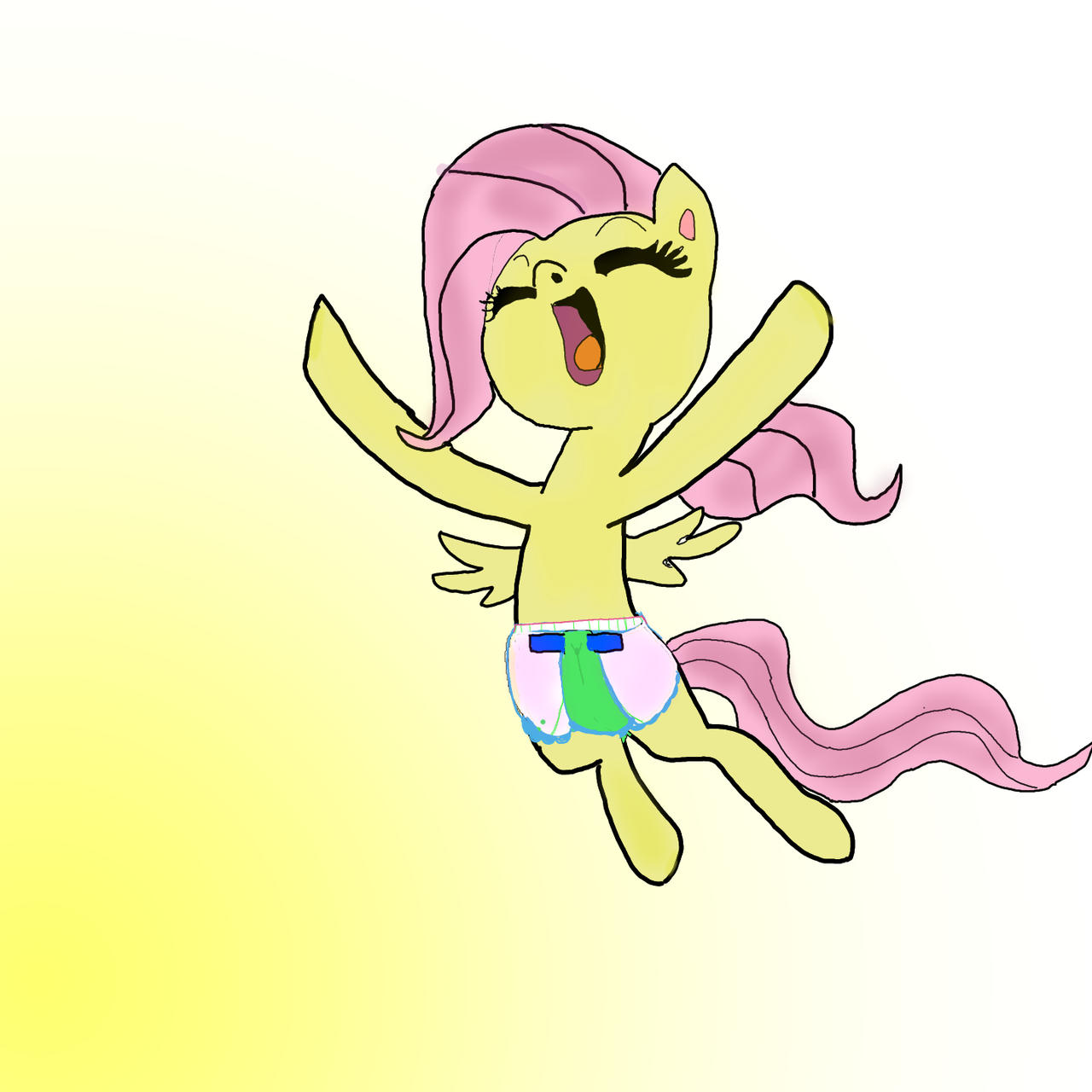 working sketch fluttershy diaper pony2 by mysterbunny on DeviantArt working sketch fluttershy diaper pony2 by mysterbunny on DeviantArt