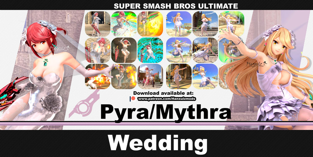 Ssbu Mod Pyra X Mythra Wedding By Hanxulz On Deviantart