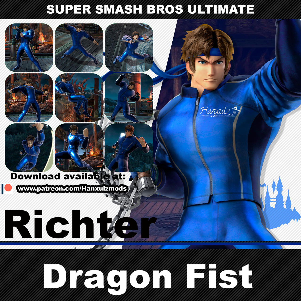 Ssbu Mod Richter Dragon Fist By Hanxulz On Deviantart