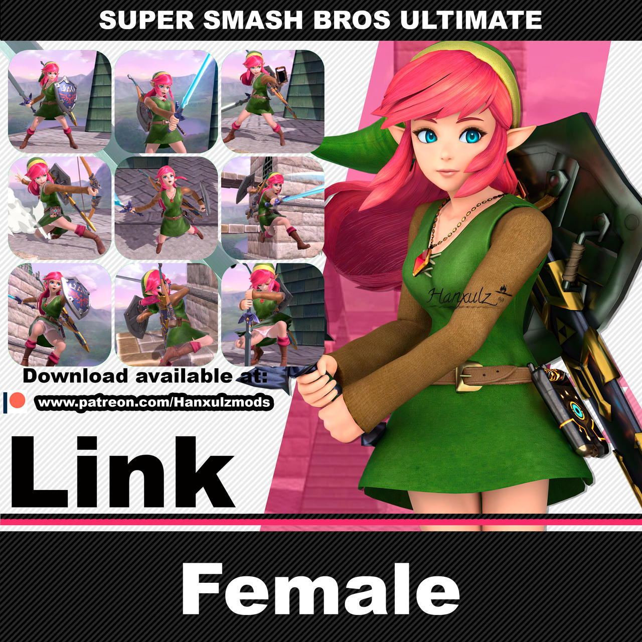 Ssbu Mod Link Female By Hanxulz On Deviantart